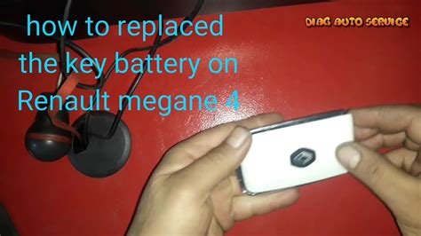Remplacement Pile Carte Renault Megane4 Et Renault Kadjar Card