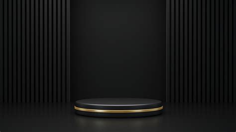 화장품 디스플레이 프리젠테이션을 위한 빈 검은색 럭셔리 원통형 연단 스톡 사진 0명에 대한 스톡 사진 및 기타 이미지 0명 3차원 형태 가을 Istock