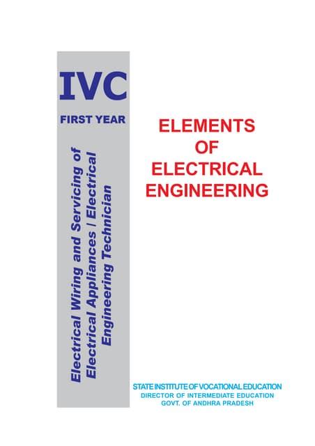 Electrical Engineering Formulas Pdf