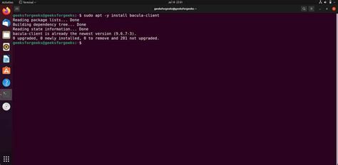 How To Install Bacula Client On Ubuntu Geeksforgeeks