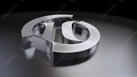 무료 종이에 양각된 저작권 기호의 지적 재산권 개념 3d 그림 Ppt 배경 Slidesdocs