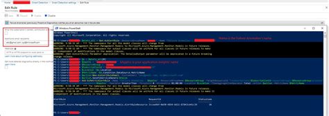 Azure How To Update Smart Detection Settings Alerts Through Powershell Scripts Stack Overflow