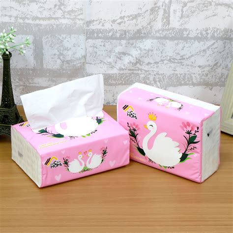 กระดาษทิชชู่ ขนาดพกพา กระดาษเช็ดหน้า กระดาษเช็ดมือ สีชมพู ทิชชู่ คุณภาพดี 242754 ลดเหลือ ฿39