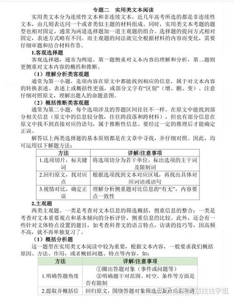 2023高考语文考前知识清单妙招超详细吃透它高分不在话下 知乎