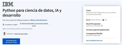 Ibm Tiene El Curso De Python Perfecto Preparado Para Ia Desarrollo Y