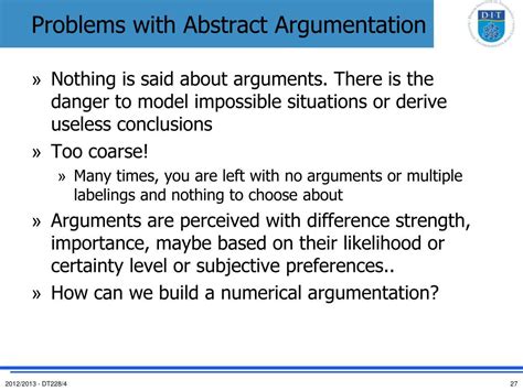 Ppt An Introduction To Abstract Argumentation Powerpoint Presentation Id 2719069