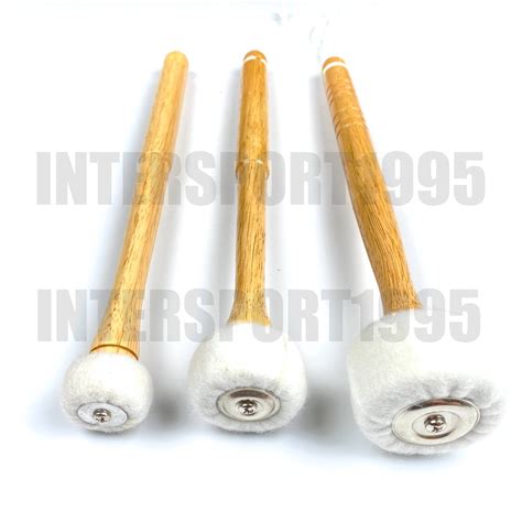 ราคาต่อคู่ ไม้ตีกลองใหญ่ เทนเนอร์ ควอททอม หัวไม้หุ้มสักหลาด ด้ามไม้กลึง Shopee Thailand