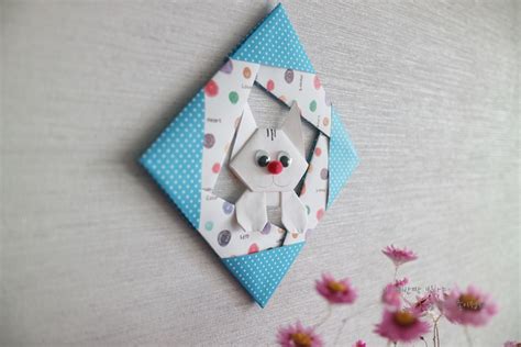 쉬운 접기로 만드는 액자종이접기 네이버 블로그
