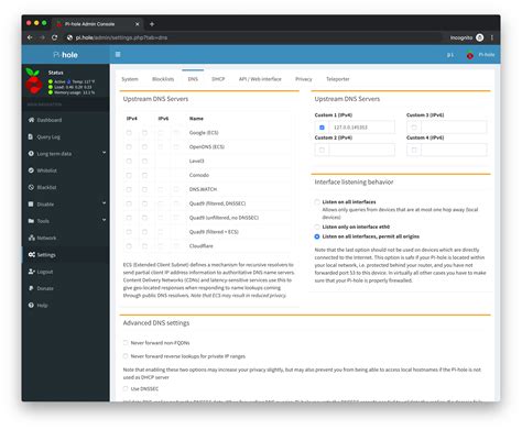 alternatives and detailed information of pi hole unbound wireguard