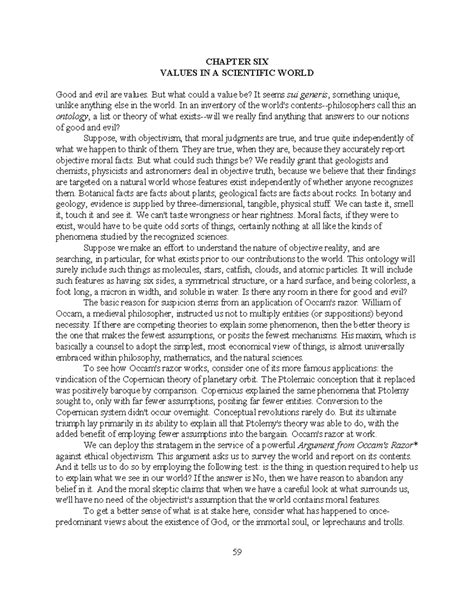 Shafer Landau Iii 6 8 Important Reading Material Chapter Six Values