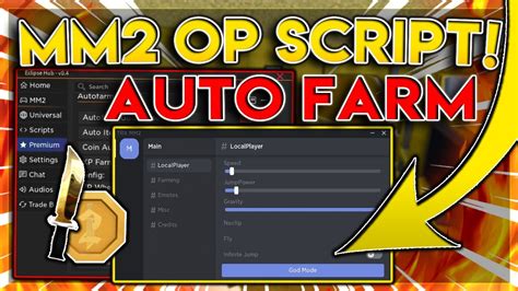 Roblox Murder Mystery 2 Mm2 Script Hack Coin Auto Farm Esp God Mode Youtube