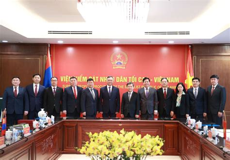 Ерөнхий прокурор Б Жаргалсайхан Бүгд найрамдах социалист Вьетнам улсад албан ёсны айлчлал хийлээ