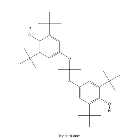 Probucol Cas 23288 49 5 Antioxidant Anti Inflammatory And Hypocholesterolemic Agent High