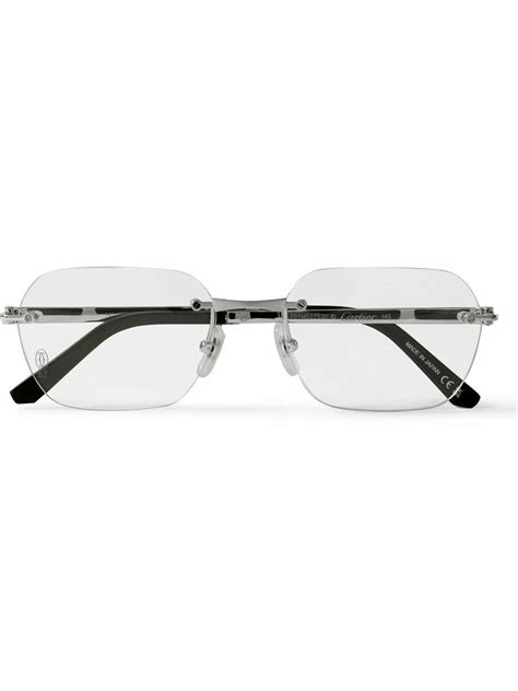 Cartier Eyewear Frameless Titanium Optical Glasses Cartier