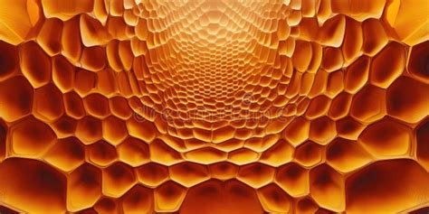 Honeycomb Fractal Pattern Symmetrical Structure With Repeating
