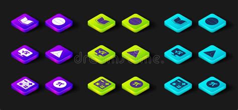 Set Calculator Pi Symbol Square Root Of X Glyph Geometric Figure Tetrahedron Sphere And Open