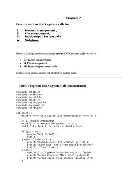 Operating System Lab File 2024 25 Pdf Computer Engineering Software Engineering