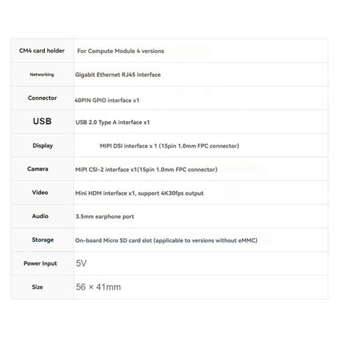 For Cm4 B Expansion Board Gigabit Rj45 Port 4k 30fps 40pin Gpio For 6140 £16 72 Picclick Uk