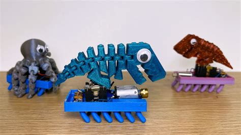Vibrobots 3d Printed Brush Bots ⋆ Stldenise3d