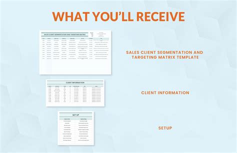 Sales Client Segmentation And Targeting Matrix Template In Excel