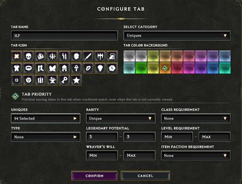 Stash Tabs Deleted After Configuring Them Bug Reports Last Epoch Forums