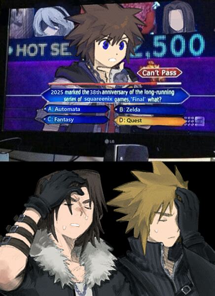 Cloud Strife 2b Squall Leonhart Sora And Hero Final Fantasy And 9