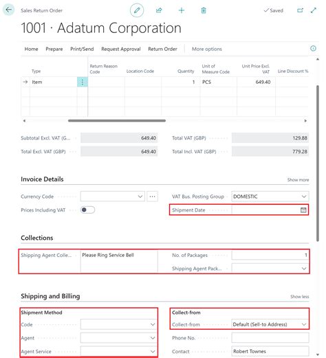 Clever Dynamics Sales Return Orders