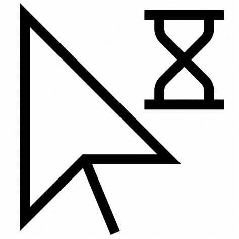 Arrow Cursor Direction Navigation Pointer Waiting время Icon Download On Iconfinder