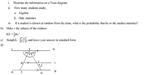 2023 Bece Mathematics Special Likely Exam Questions