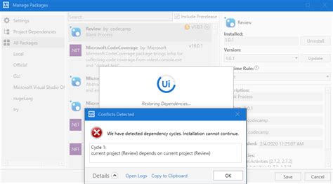 Error In Installing A Package Help UiPath Community Forum