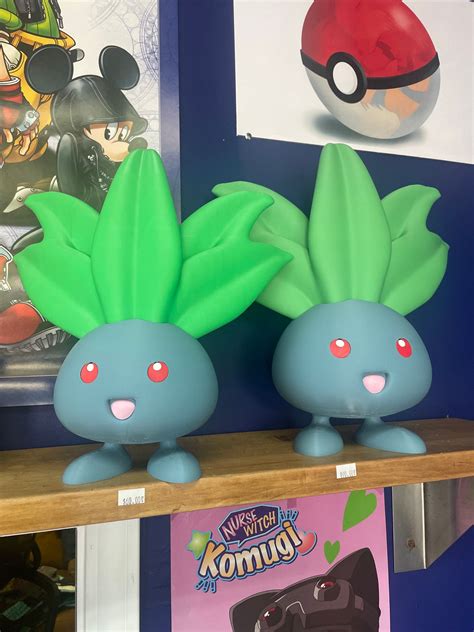 Pokemon 3d Printed Oddish Right To Left