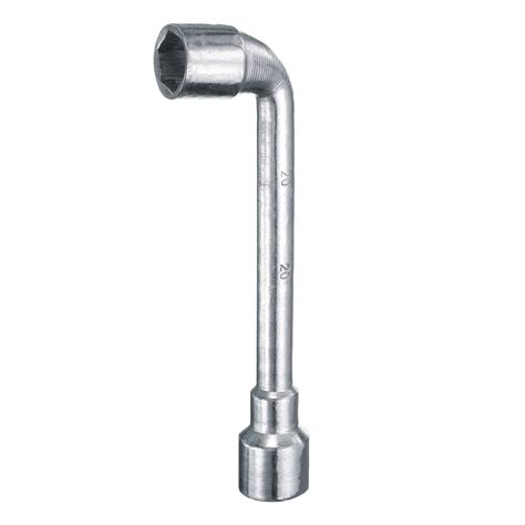 Uxcell L Shaped Angled Hex Socket Wrench 20mm 45 Steel Double Ended Metric 6 Point Tubular