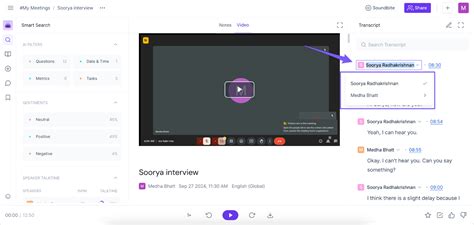 How To Edit Speaker Labels Or Names In A Transcript Fireflies Ai