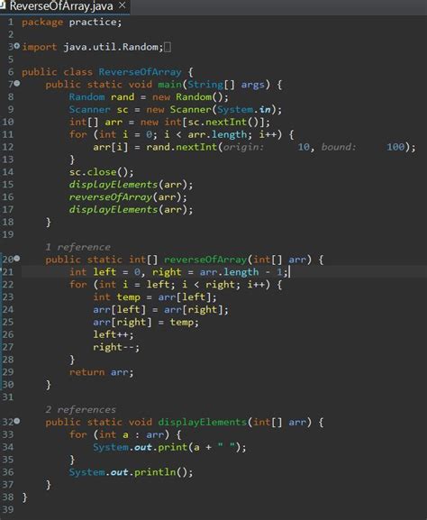 Here Is The Java Program To Print The Reverse Of The Given Array We Are Kusuma Kiran Kumar