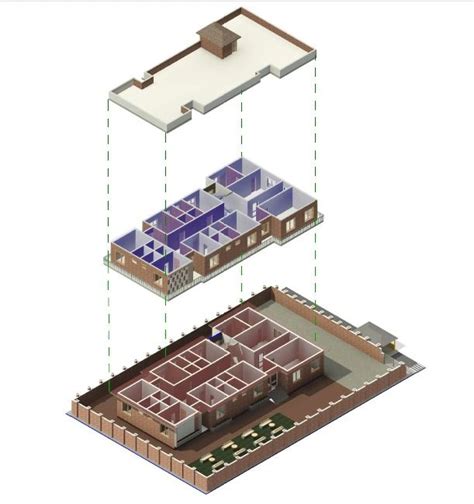 Bim Revit Architecture Displaceddiagram Hosteldesign 3dvisualization… Saad Ahmed