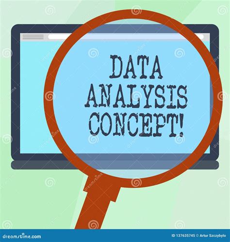 conceptual hand writing showing data analysis concept business photo