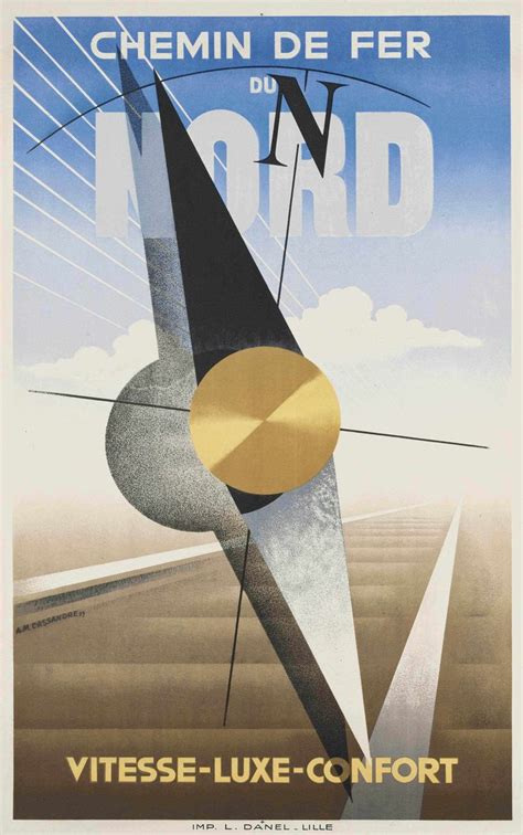 Am Cassandre Maestro Del Cubismo Pósters Art Deco Carteles De Viaje