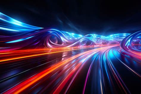 Data Binary Flow Rolling On Futuristic Technology Background Stock Image Image Of Abstract