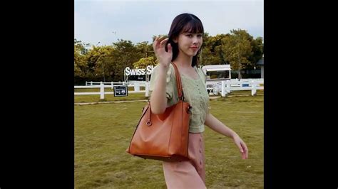 여성 대형 토트백 데일리 숄더백 크로스백 여자 심플 소가죽 가방11coupang Youtube