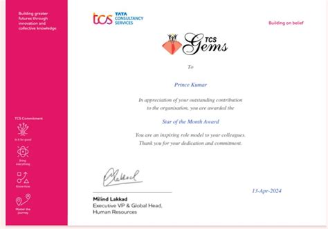 Prince Kumar On Linkedin Achievements Rewards Starofthemonth