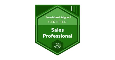 Smartsheet Aligned Certified Sales Professional Credly