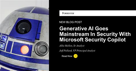 Generative Ai Goes Mainstream In Security With Microsoft Security Copilot