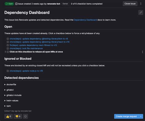 Renovate Your Dependencies