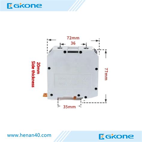 800V Terminal Block PCB 150A Terminal Block Busbar For 50mm2 Terminals Block 100A And Terminal