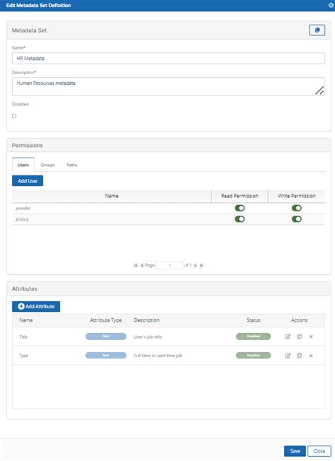Edit An Existing Metadata Set Filecloud Docs Server