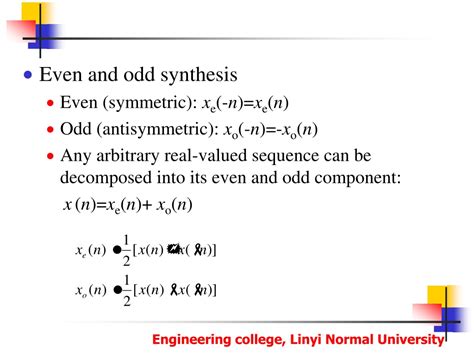Ppt Chapter 2 Discrete Time Signals And Systems Powerpoint Presentation Id 9727301