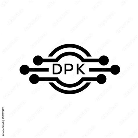Dpk Letter Logo Dpk Best White Background Vector Image Dpk Monogram Logo Design For