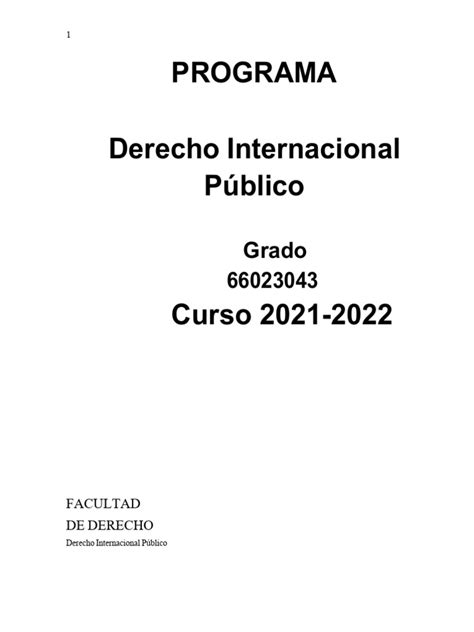 1ppprogramadipgrado21 226h Pdf Ley Internacional Diplomacia