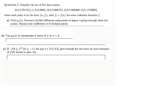Solved Solve Each Of The Following Odes If Initial