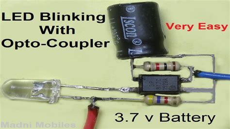 Making A Flip Flop Circuit With Optocoupler Led Flasher Circuit
